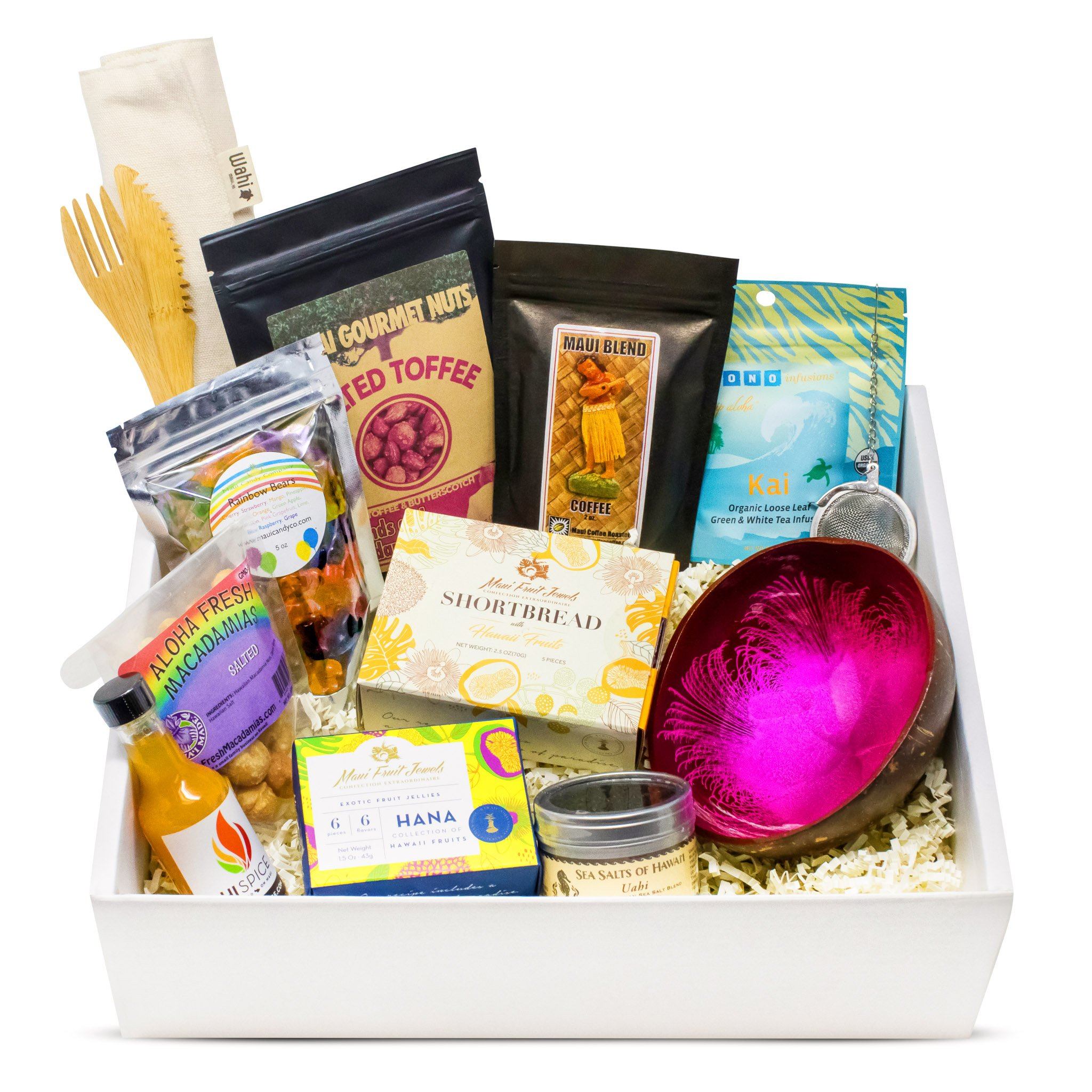 100% Hawaiian Gift Baskets :: Ready-to-Ship from Aloha Boxed Hawaii